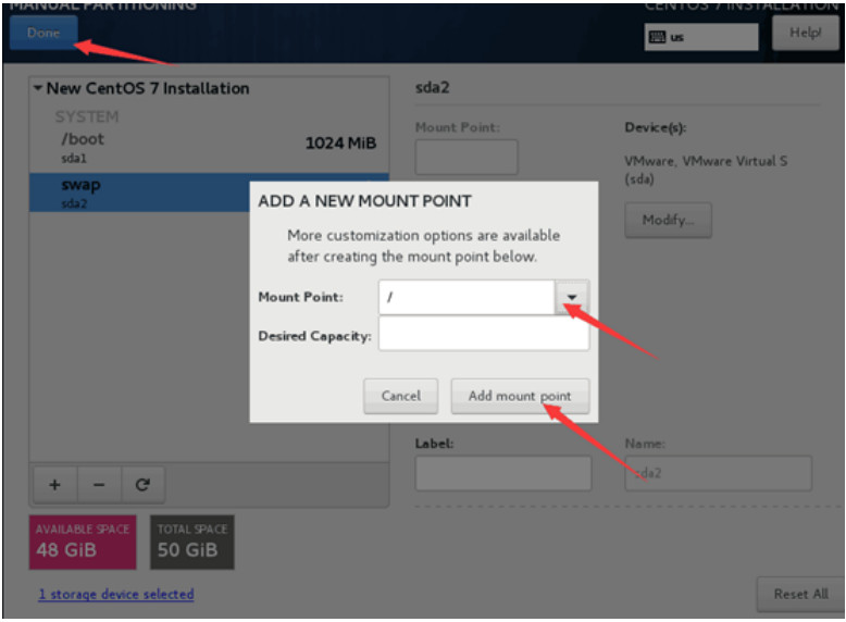 vmware安装linux系统及XShell远程登陆操作流程-MySQL学习笔记