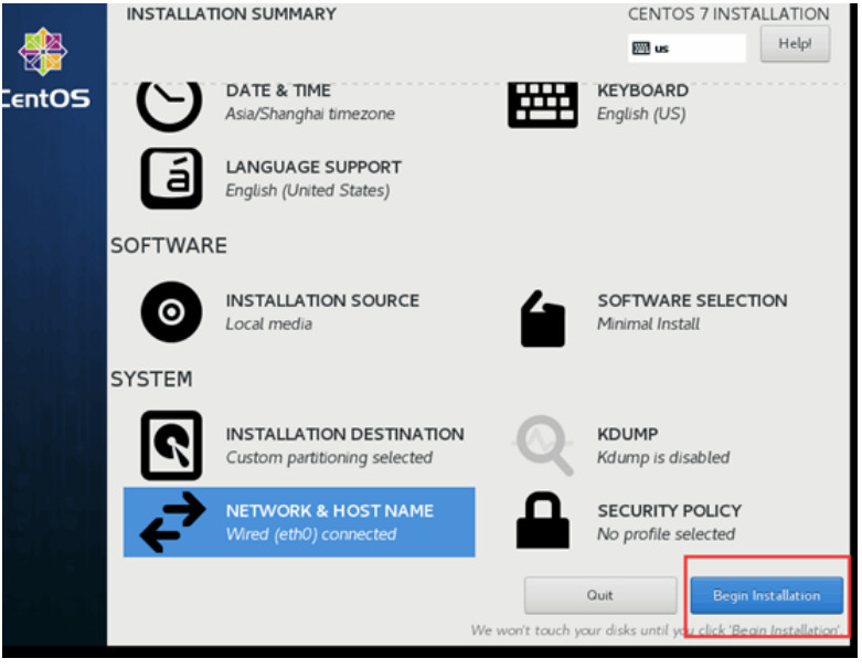 vmware安装linux系统及XShell远程登陆操作流程-MySQL学习笔记